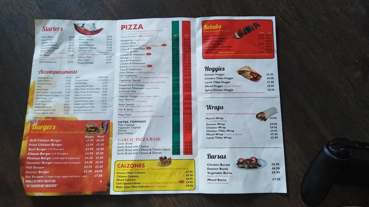 Menu at Natural Spice Finest Indian Cuisine fast food, Elgin