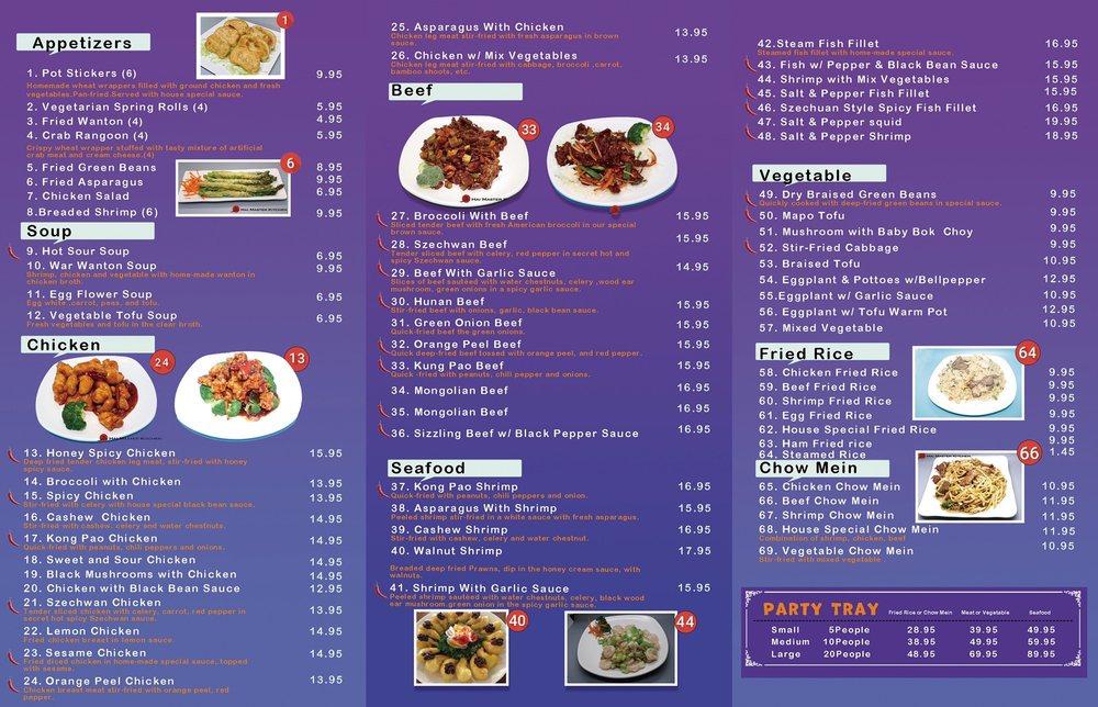 Menu at Chef Cheng's Chinese Restaurant, Elko