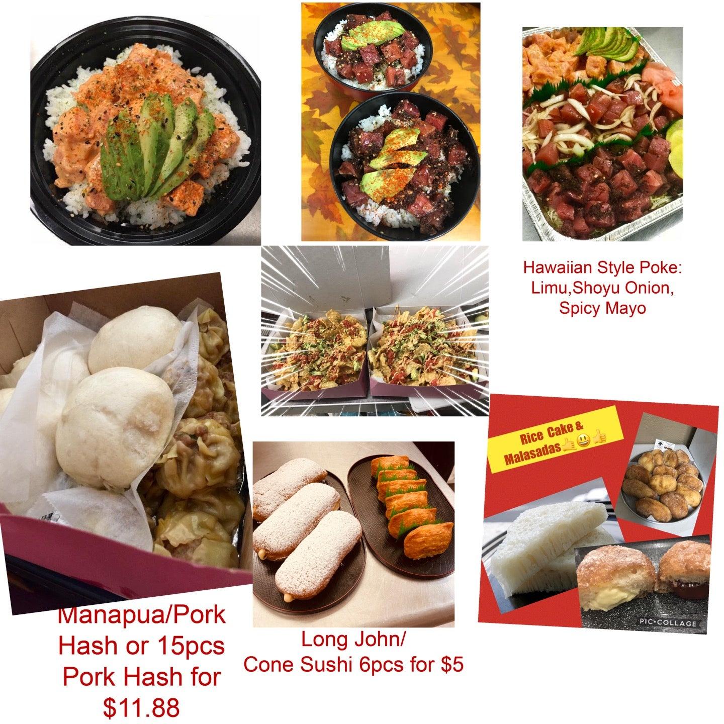 Menu at Pacific Island Taste restaurant, Las Vegas, E Charleston Blvd