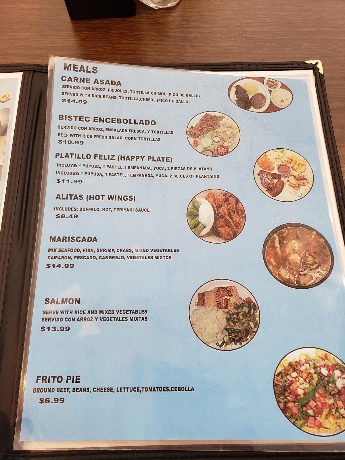 Menu at El Papaturro Restaurant Salvadorian food, Albuquerque