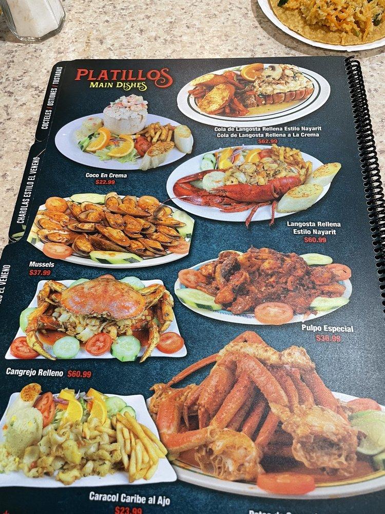 Menu at Marisco's El Veneno pub & bar, Chicago, S Pulaski Rd #4151