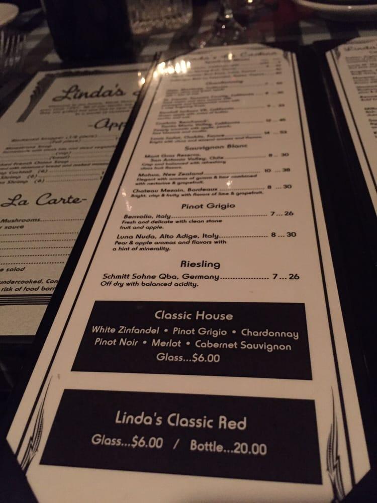 Menu at Linda's La Cantina Steakhouse, Orlando