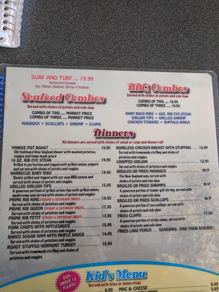 Menu at St Albans Diner restaurant, Saint Albans City, 8 Swanton Rd