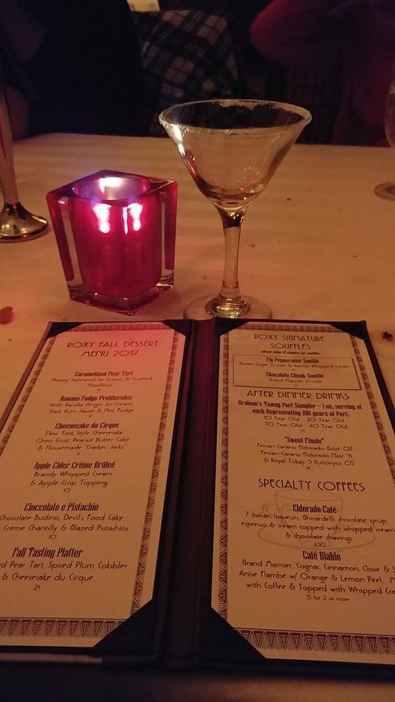Menu at Roxy pub & bar, Reno, 345 N Virginia St