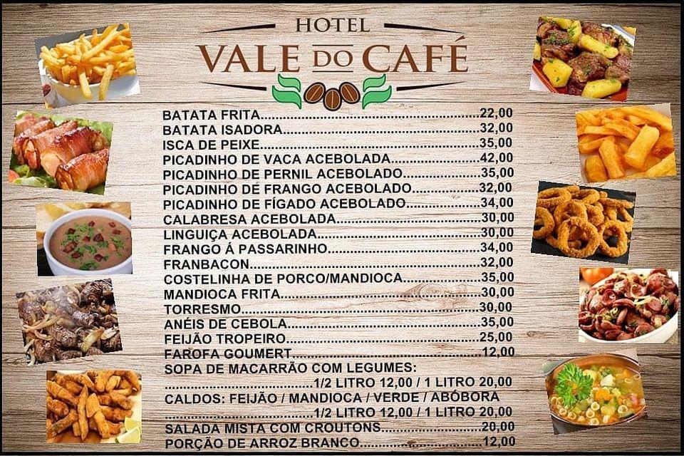 Menu at Vale Do Café, Machado