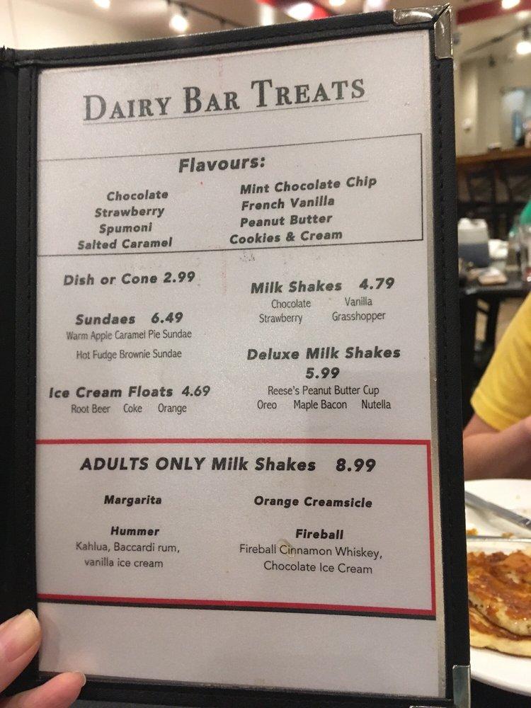 Menu at Maple Leaf Diner restaurant, Dallas