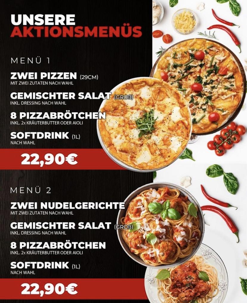 Speisekarte von Pizzeria Mavi, Neuss