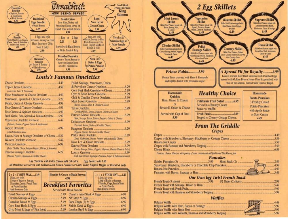 Menu at Garden Grille Cafe, Palm Harbor