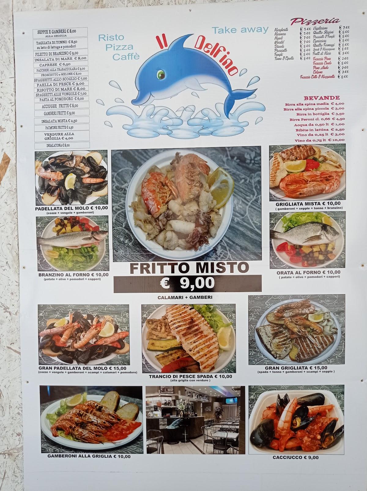 Menu da Il Delfino ristorante, Viareggio
