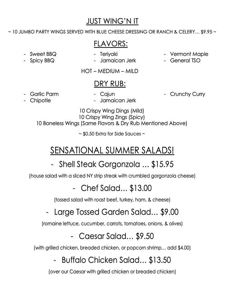 Menu at Red Mills Pub, Mahopac, 575 NY-6N