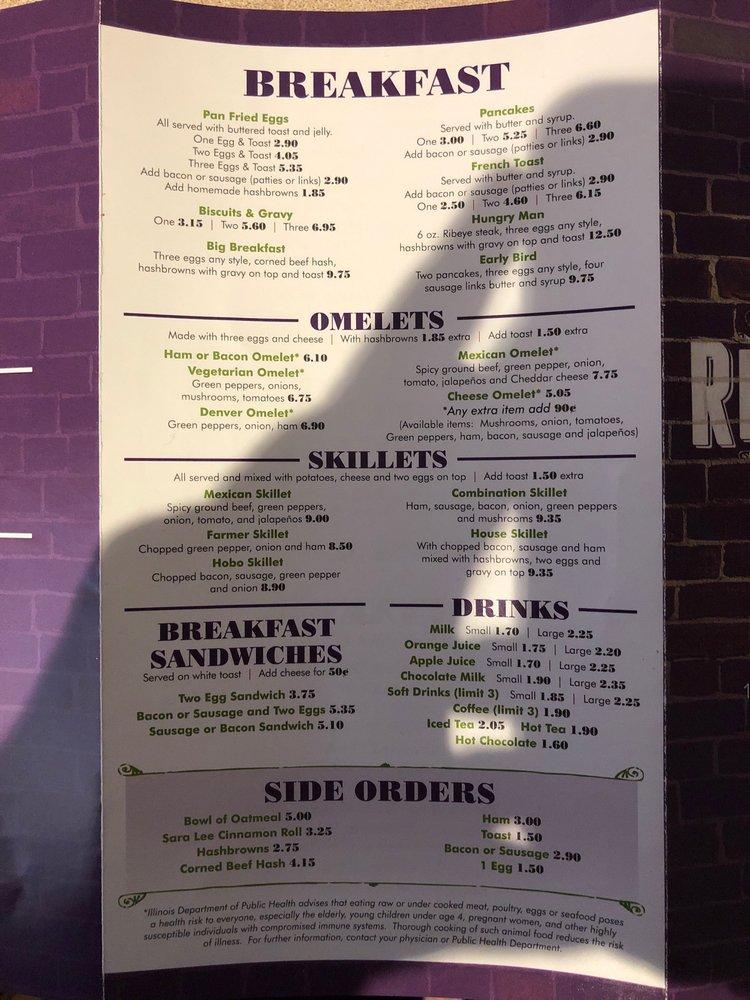 Menu at Reflections Family Restaurant, Casey