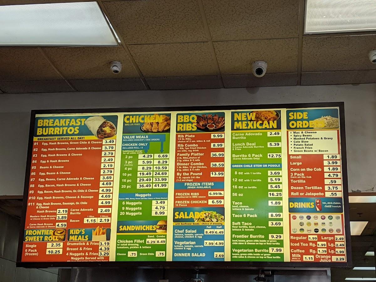 Menu at Golden Pride East BBQ, Albuquerque, Central Ave NE