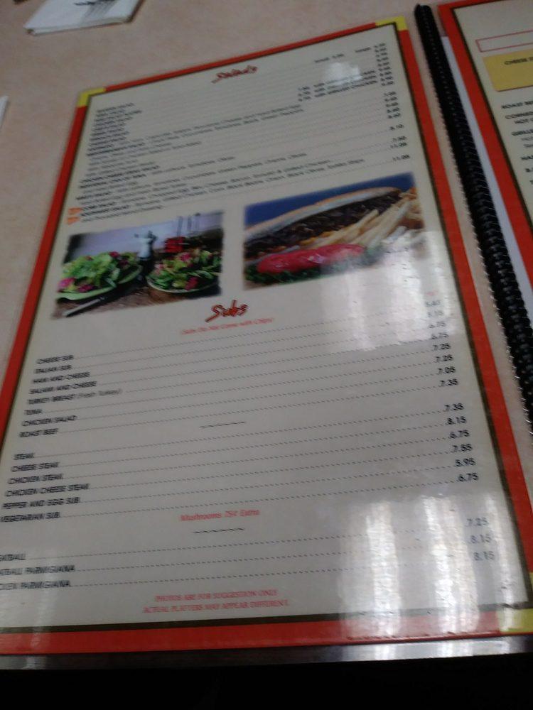 Menu at Perry's Cafe & Deli, Atlantic City