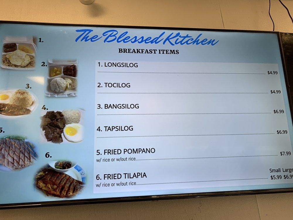 Menu at The Blessed Kitchen restaurant, Lathrop