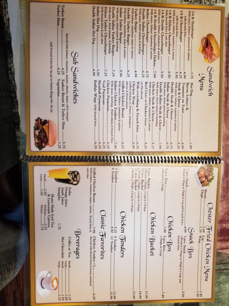 Menu at King's #1 Family Restaurant “Original Kings”, Newark, 361 Lyons Ave
