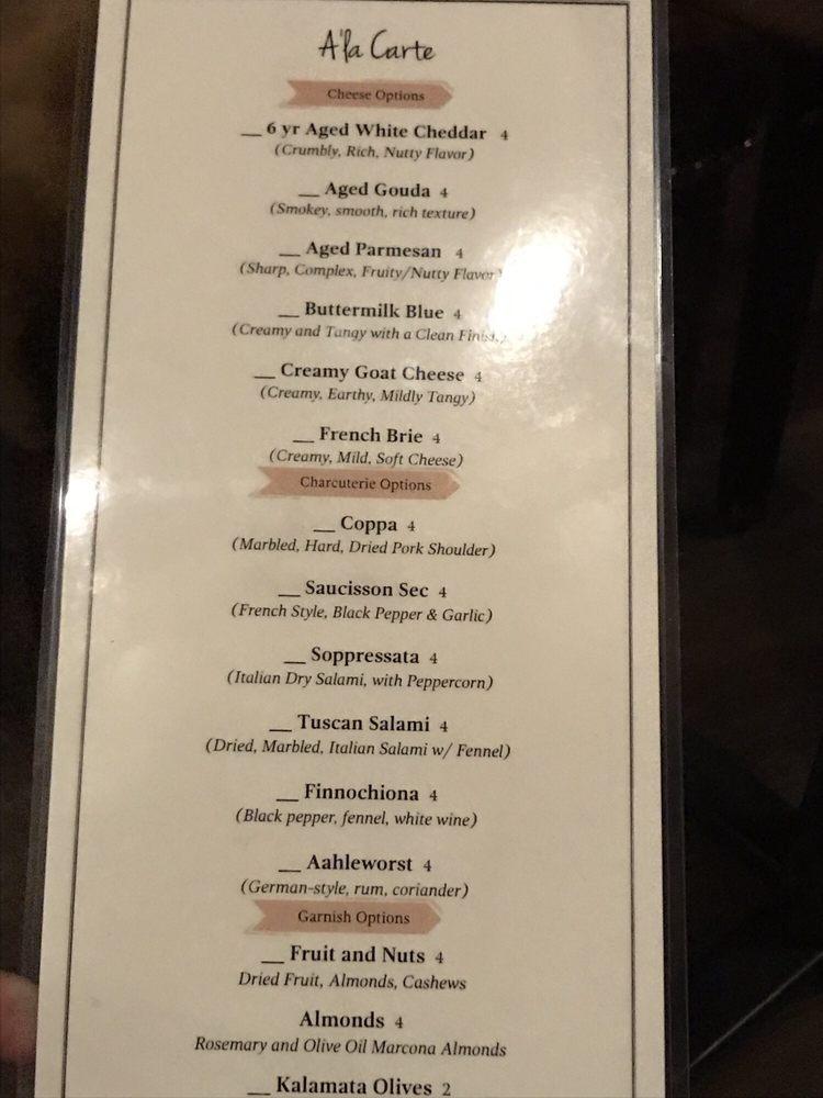 Menu at Tofte's Table pub & bar, Waukesha