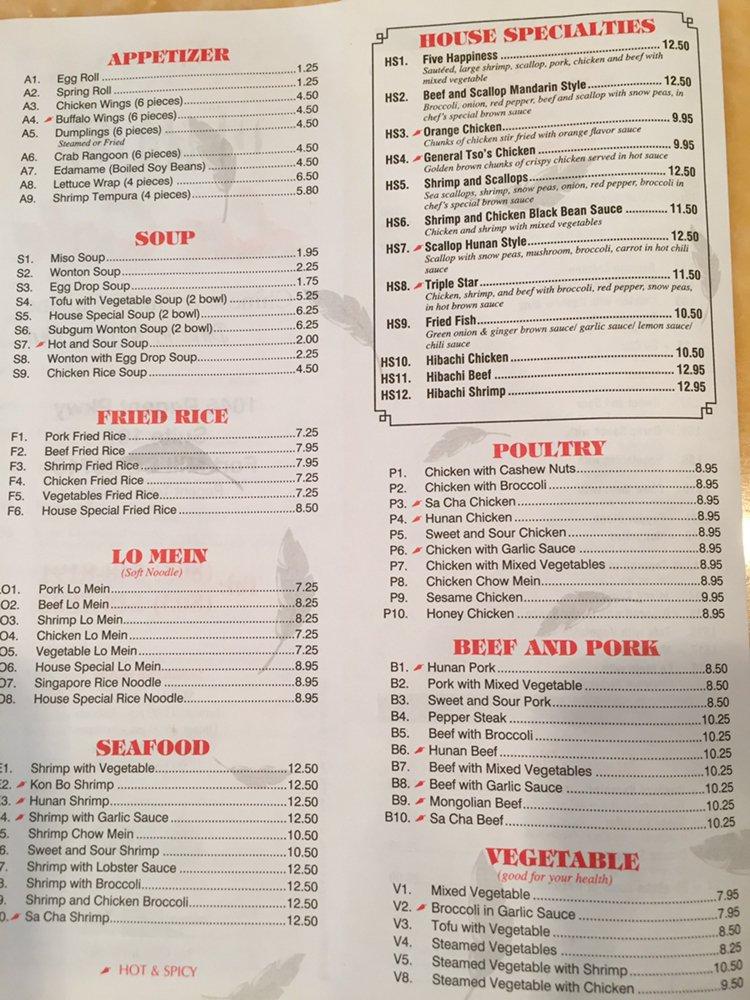 Menu at Lee Cafe, Fort Mill, Regent Pkwy