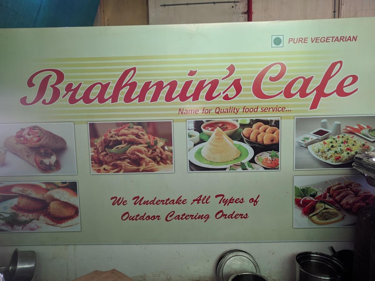 Menu at Brahmin's Cafe, Belgaum