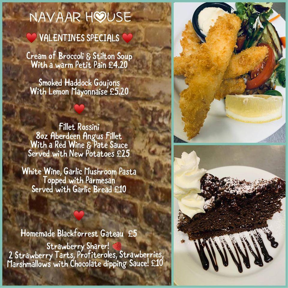 Menu at Navaar House Hotel pub & bar, Penicuik