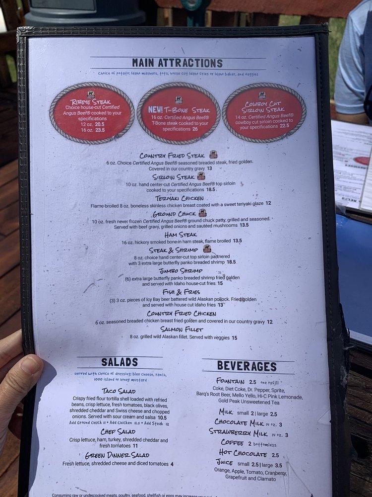 Menu at Spencer Grill pub & bar, Spencer