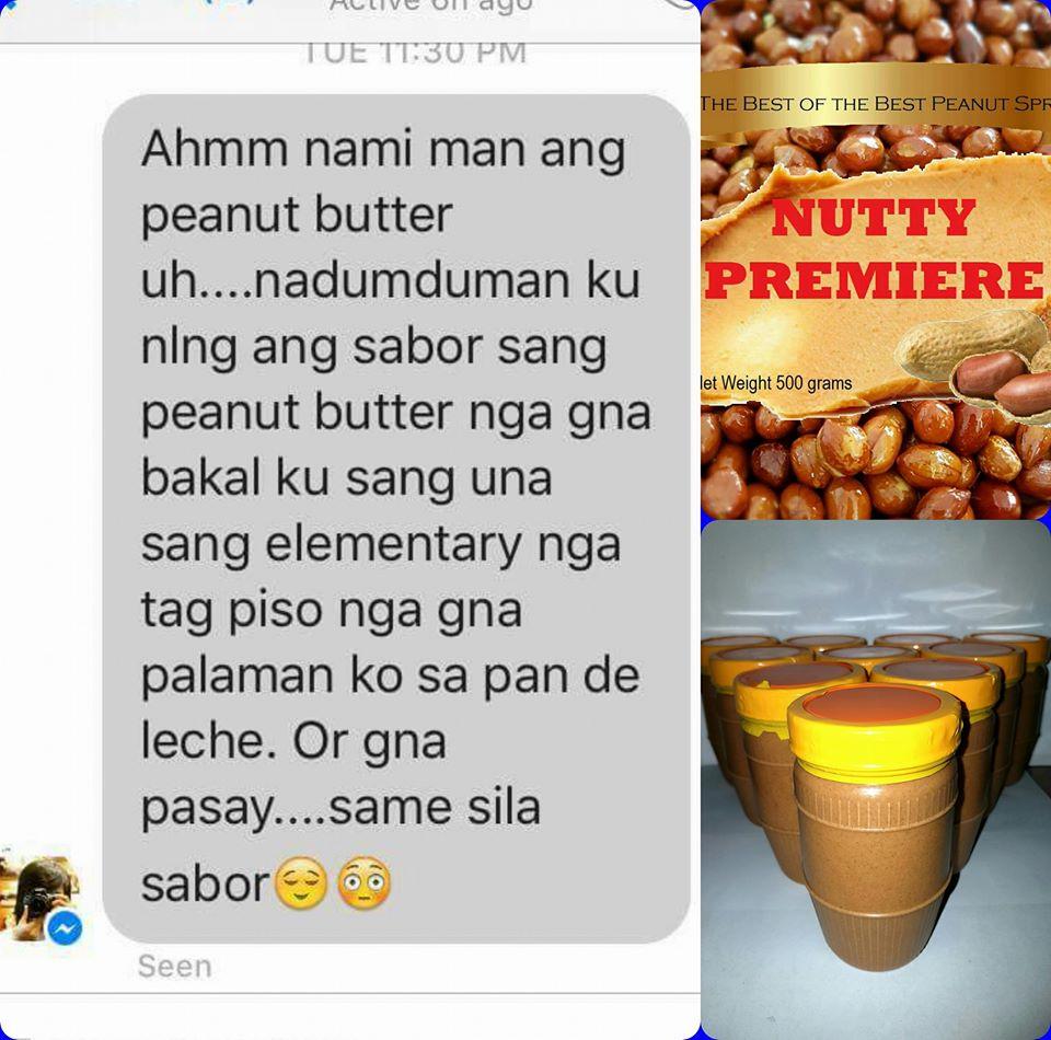 Menu at NUTTY Classic, Iloilo City