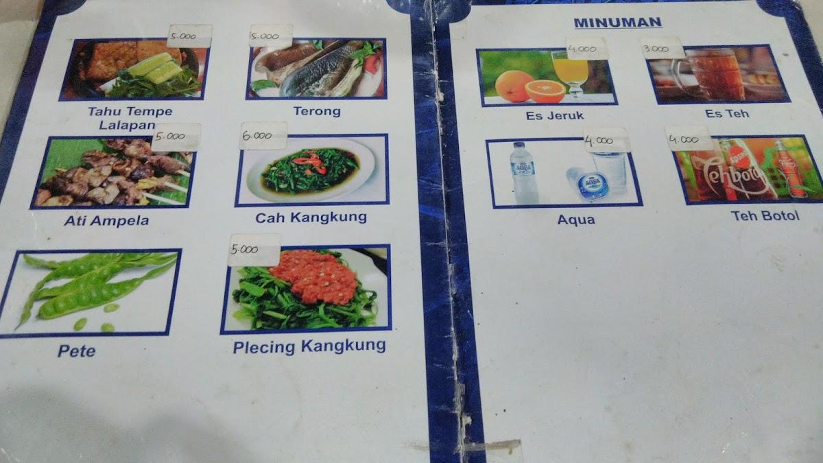 Menu at PONDOK IKAN BAKAR SEAFOOD DAN LALAPAN restaurant, Denpasar, Jl ...
