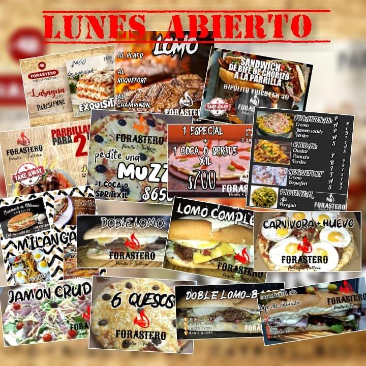 Menu at FORASTERO PARRILLA RESTAURANTE, Catriel