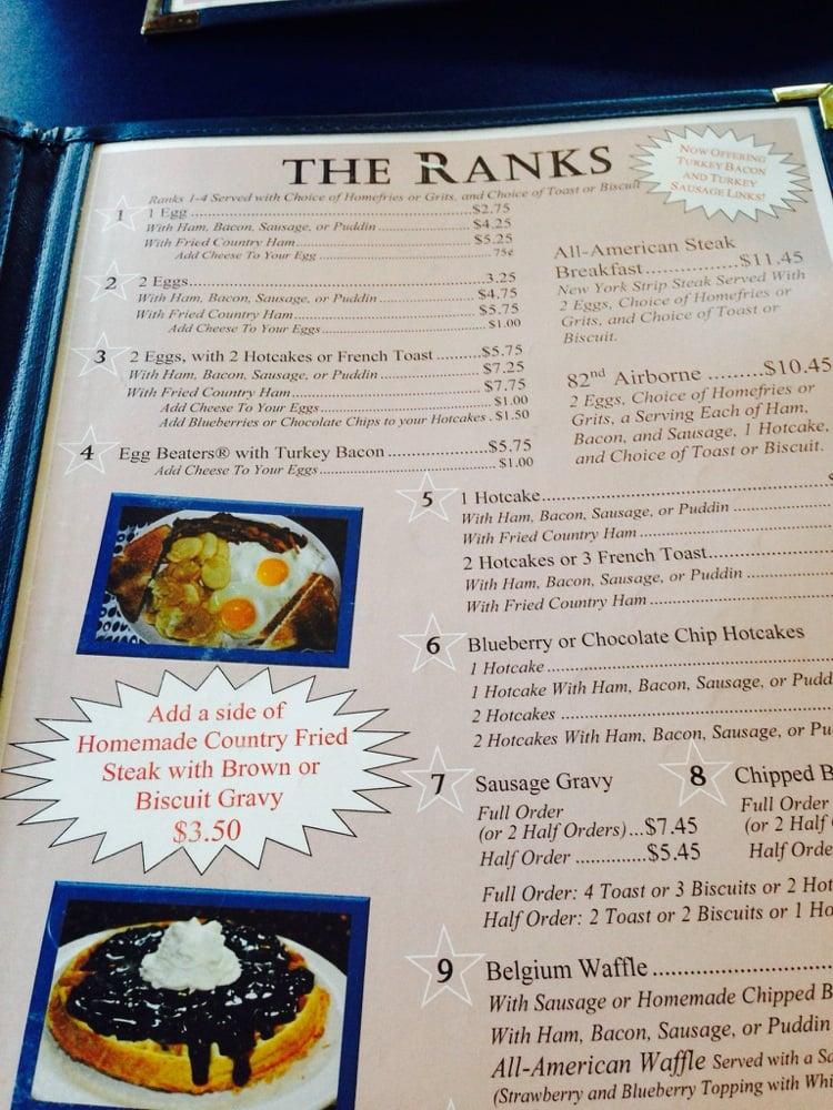 Menu at The Olde Towne Restaurant, Woodsboro