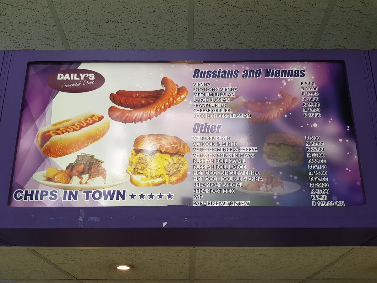 Menu at Plus Express Alberton restaurant, New Redruth