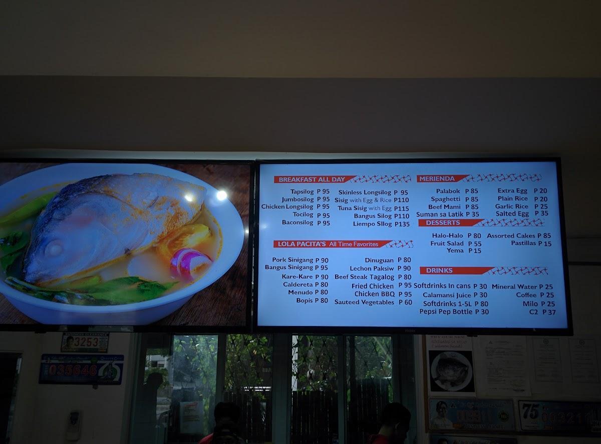 Menu at Rodic's Diner restaurant, Quezon City, Congressional Ave Ext