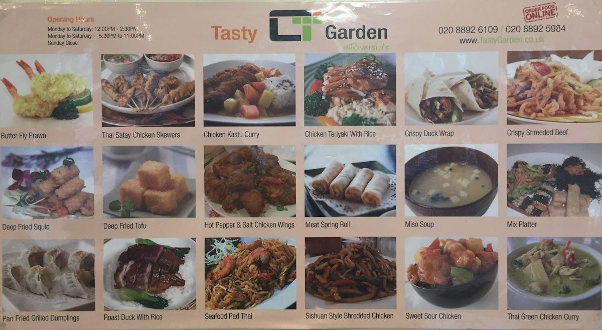 Menu at Tasty Garden restaurant, Twickenham, 3 Water Ln