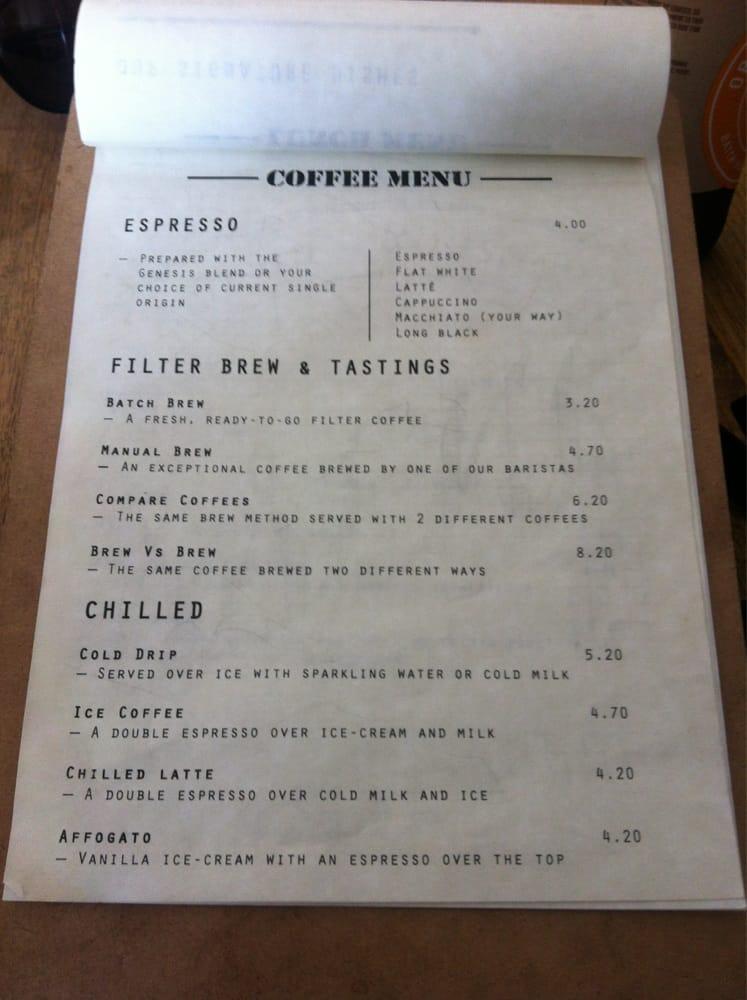 Menu at The Roastery cafe, Canning Vale, 10/395 Warton Rd