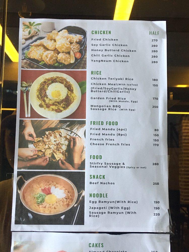 Menu at Library Café cafe, Angeles, 216 Fil-Am Friendship Hwy