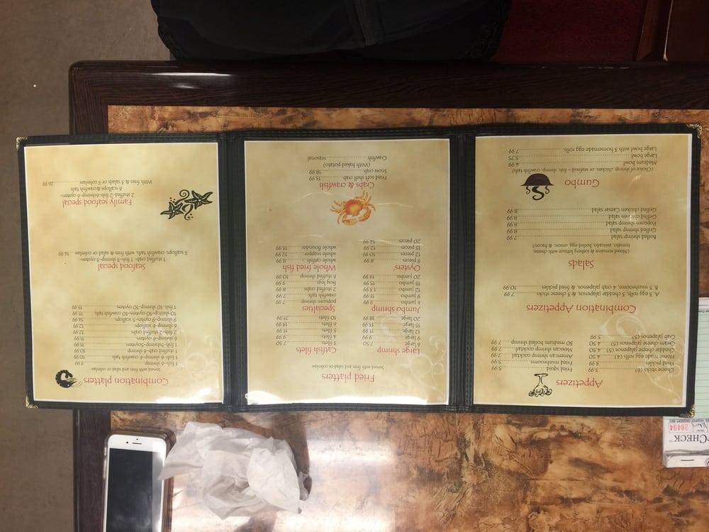 Menu at Santa Fe Seafood & Grill restaurant, Santa Fe