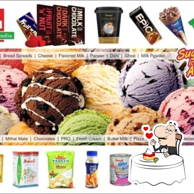 Amul Parlour, Surat, 84 Gruham Emapire Nr Shrushti Row house sayan road ...