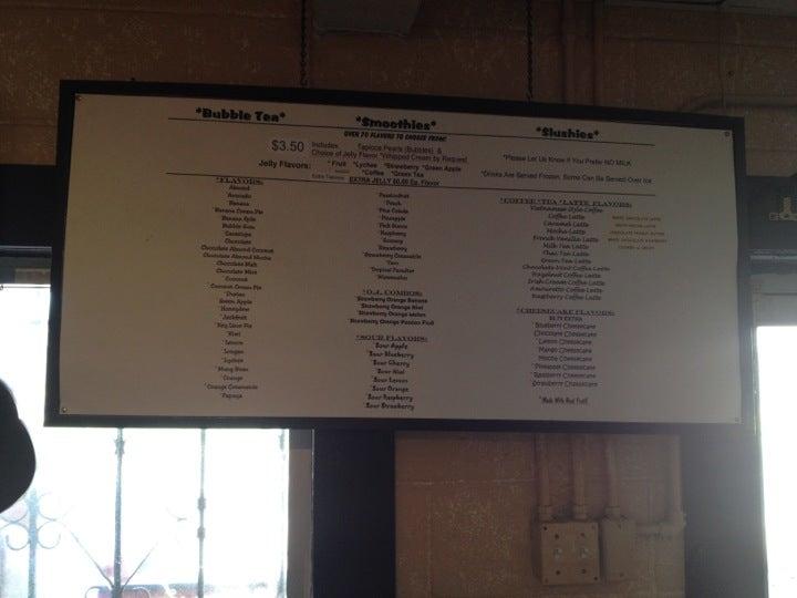 Menu at Le Bakery, Biloxi