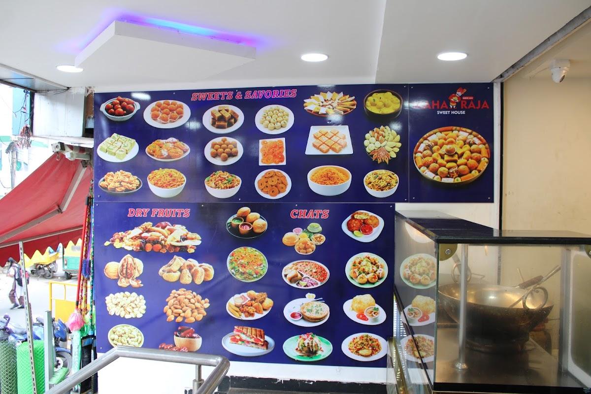 Menu at Maharaja Sweet House, Bengaluru
