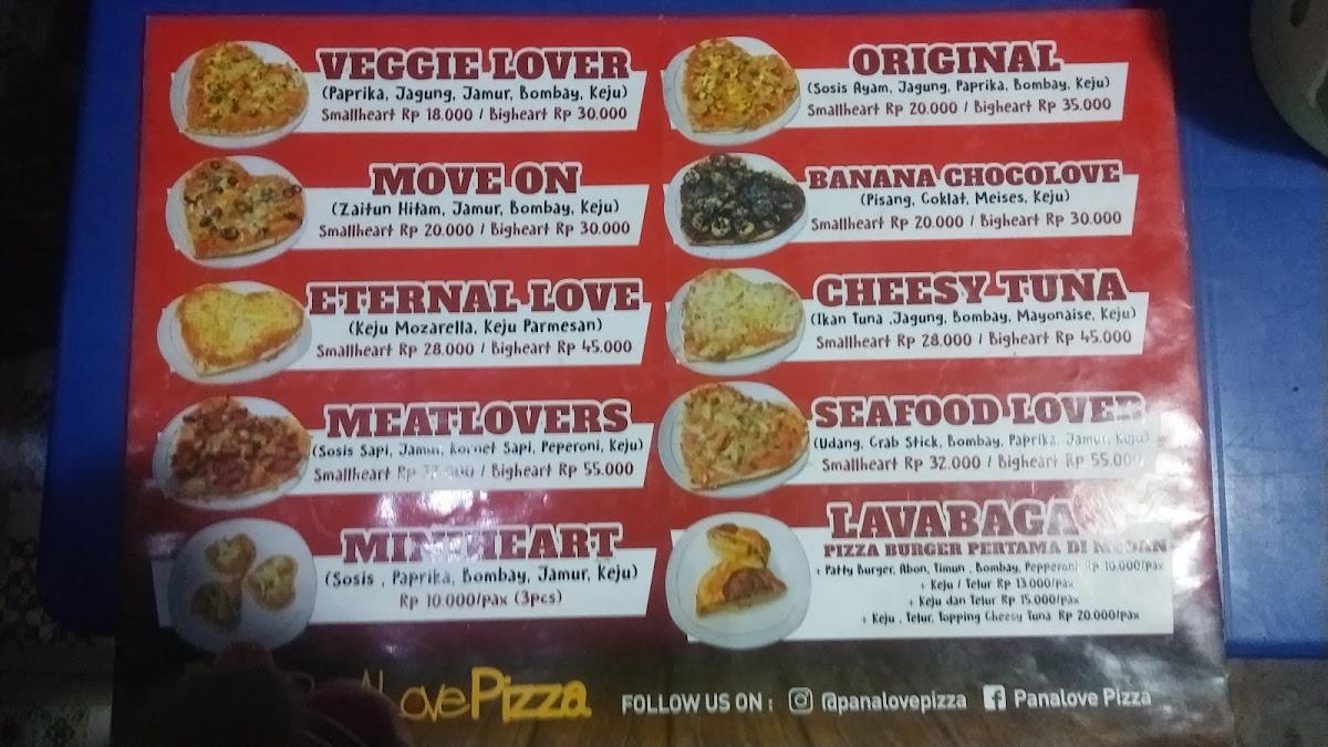 Menu at Velocity cafe, Medan