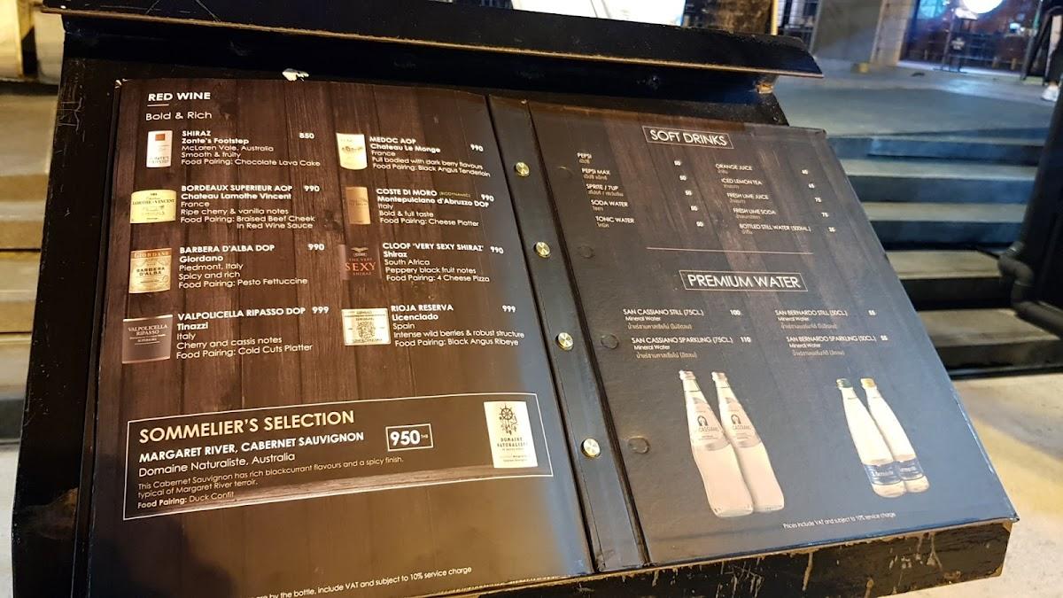 Menu at Wine Connection Bistro Banana Walk restaurant, Pa Tong, 1st Floor