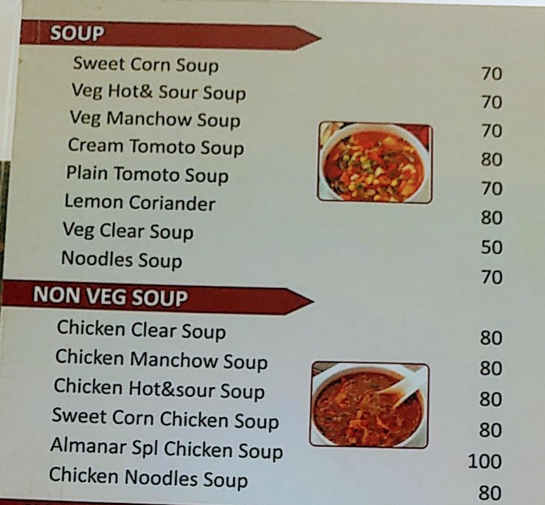 Menu at Al manar Family Restaurant, Bengaluru