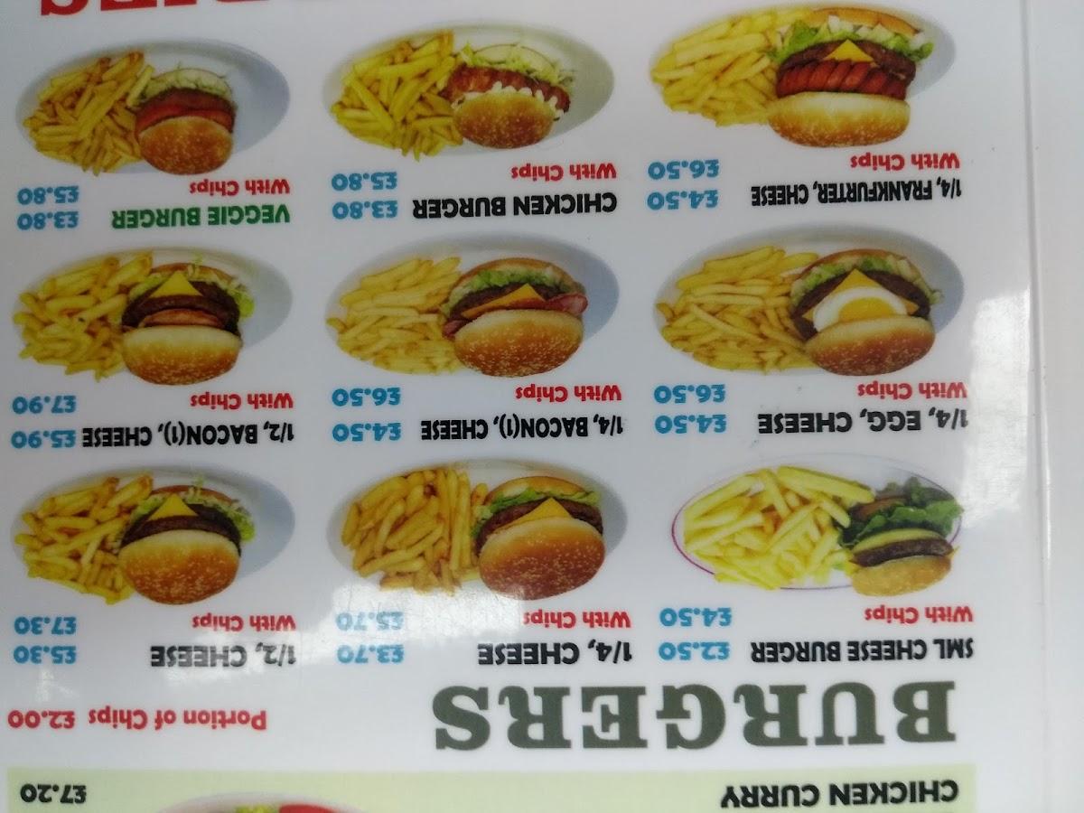 Menu at Mr Beano's Cafe And Restaurant, Whitstable