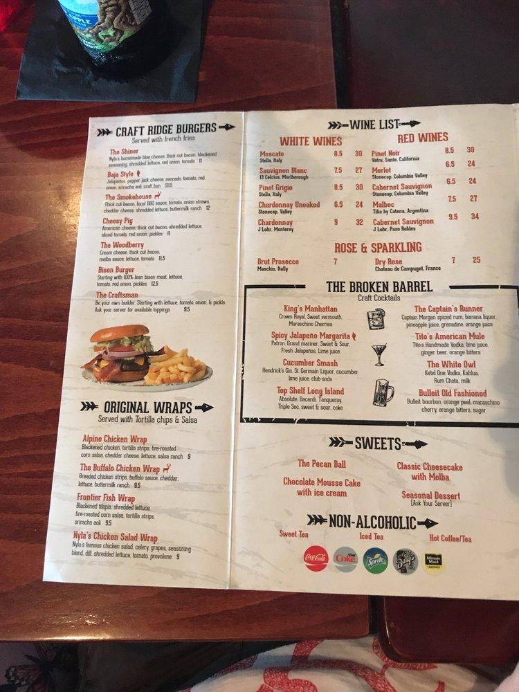 Menu at Wolfies Grill - Noblesville pub & bar, Noblesville