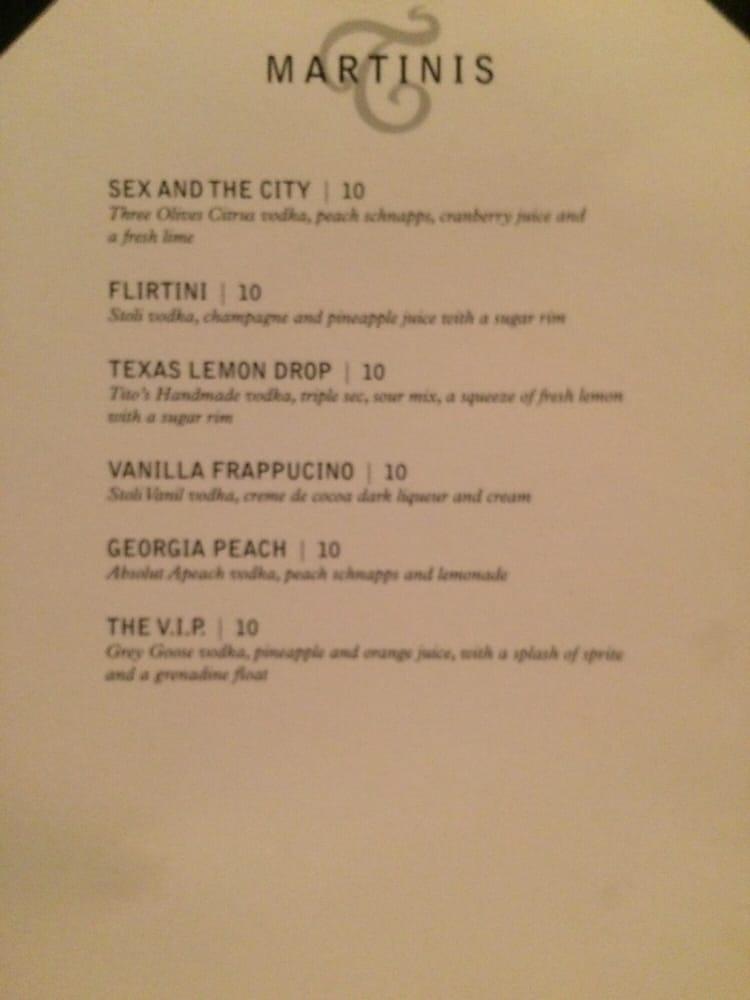 Menu at The Tavern At Phipps pub & bar, Atlanta, 3500 Peachtree Rd NE ...