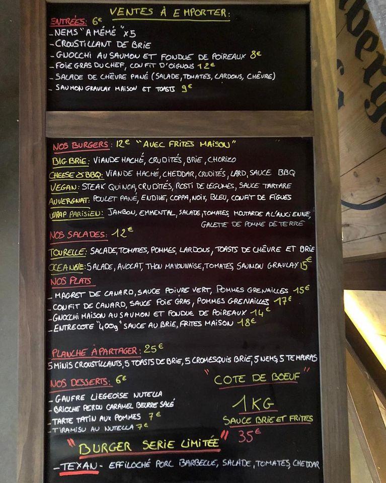 Menu au LA TOURELLE 77 restaurant, Tournan-en-Brie
