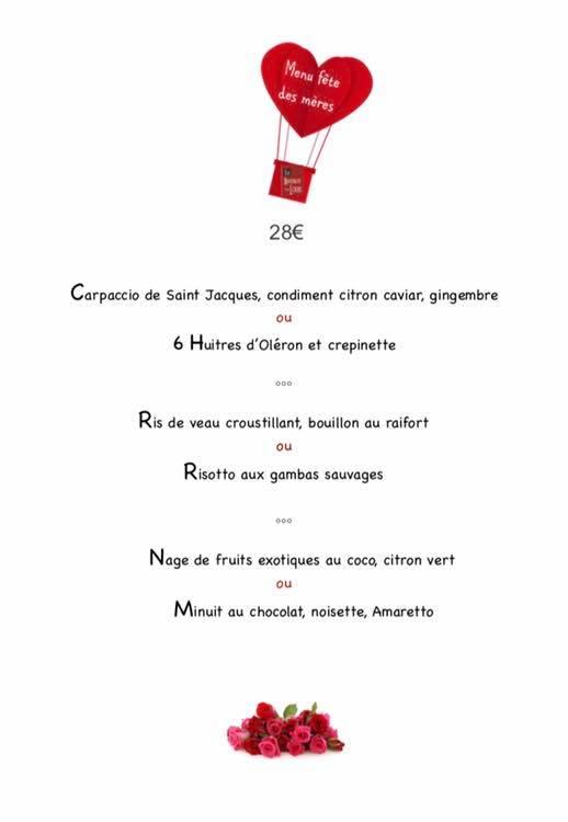 Menu au Le Bistrot chez Louis restaurant, Latresne