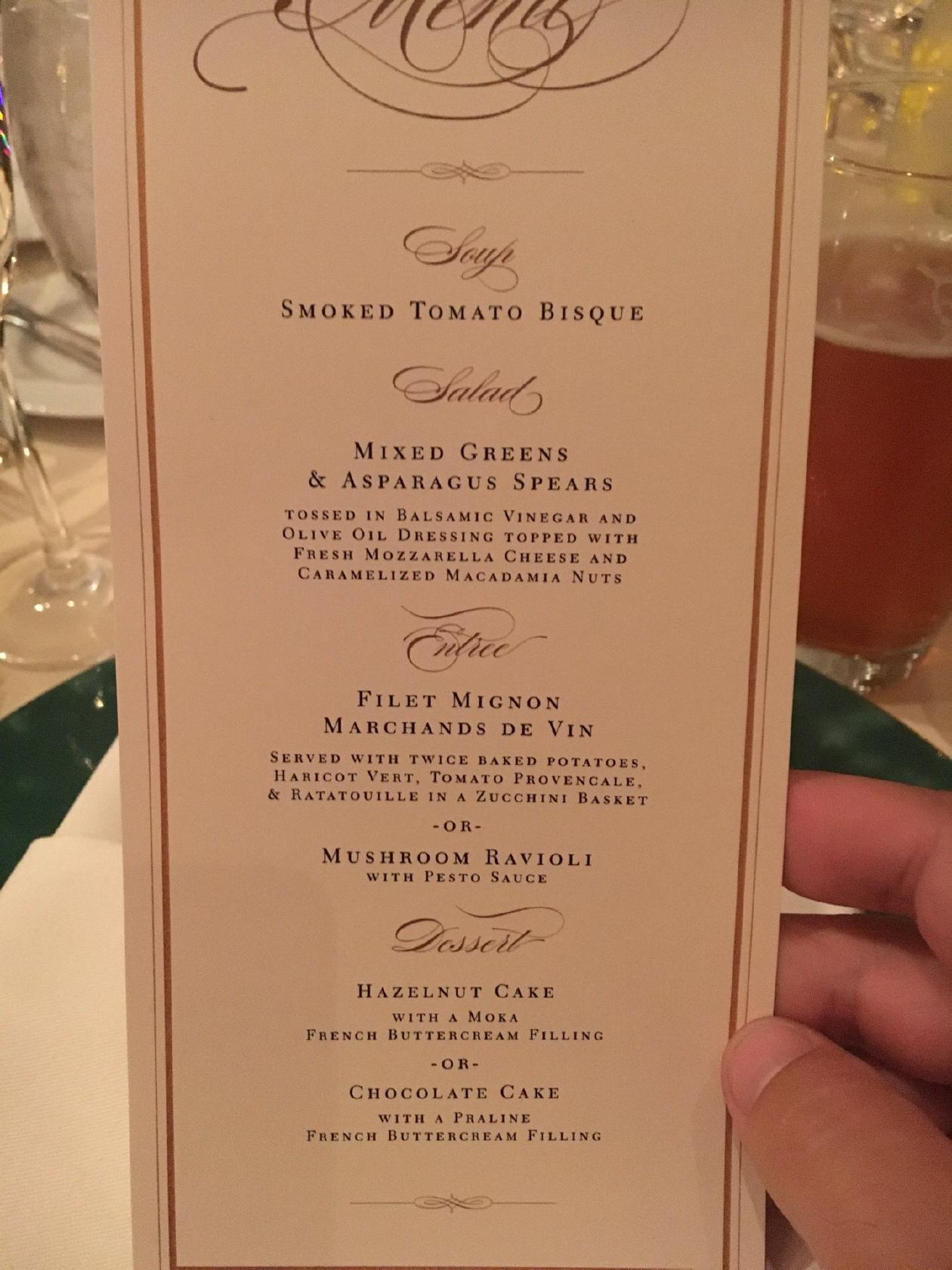 Menu at Saint Louis Club, Clayton