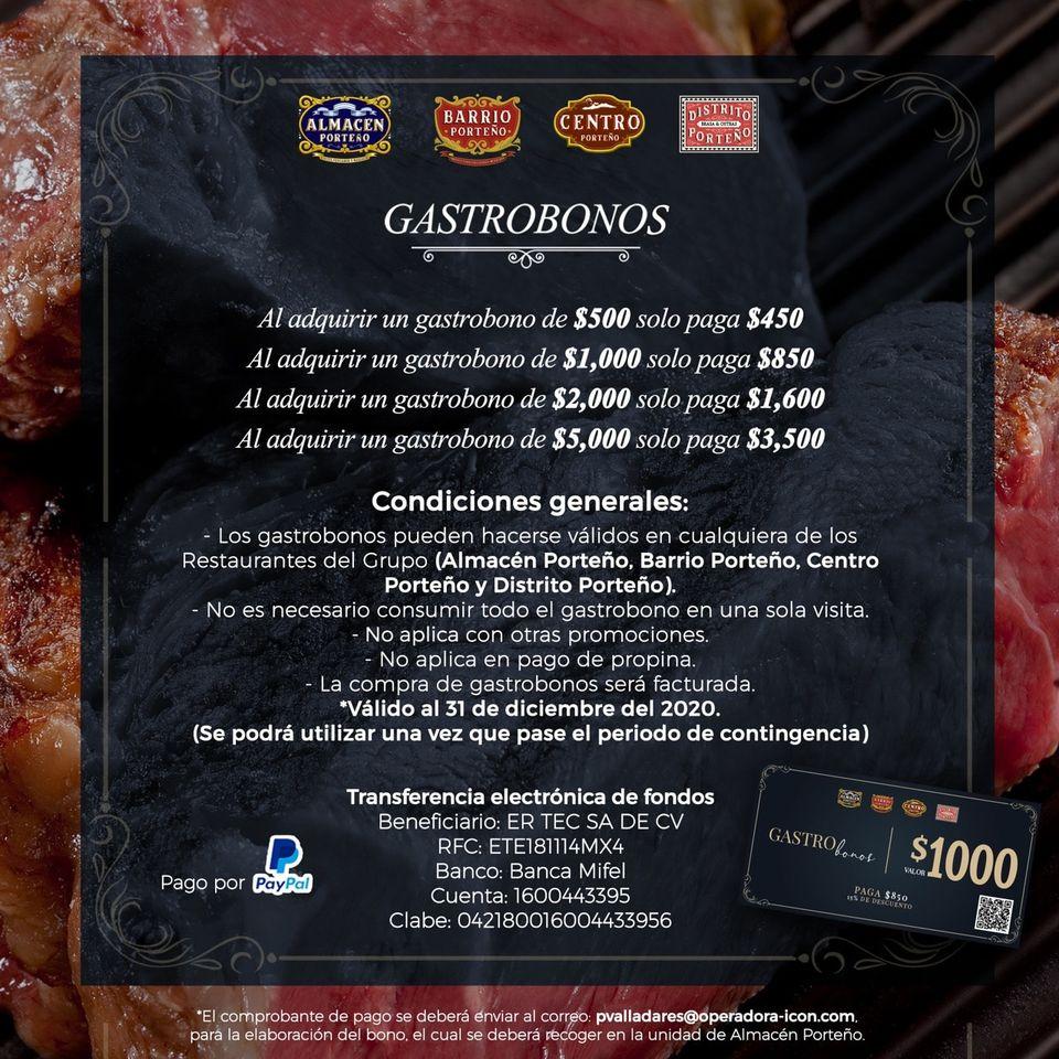 Menu at Almacén Porteño pub & bar, Metepec, Av. Lic. Benito Juárez ...