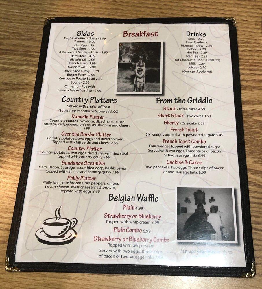 Menu at Ramblin Roads Family Restaurant, Bountiful