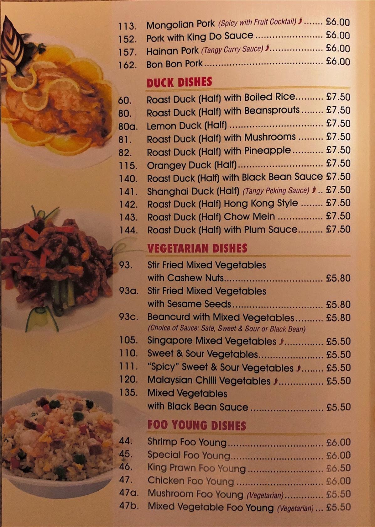 Menu at Millennium House fast food, Ilfracombe
