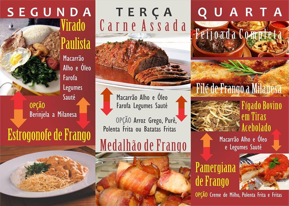 Menu em Nossa Casa Refeições restaurante, Itu